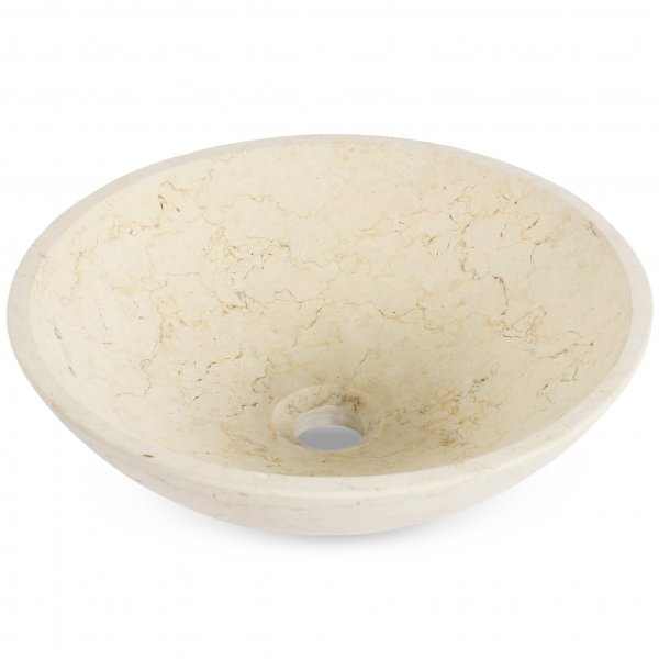 Exklusivt handfat i 100% Carrara marmor